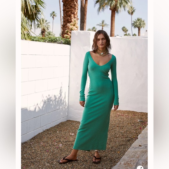 Free People | Dresses | Free People Fp Beach Trixie Sweater Ribbed Long ...